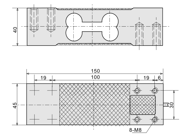 200kg 300kg 500kg Single Point Load Cell / Tension Compression Load Cell