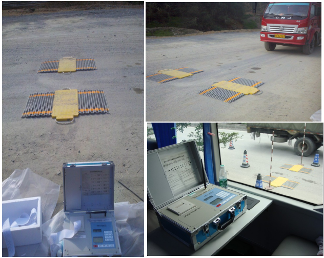 High Precision Wireless Weigh In Motion Scales , Portable Vehicle Weigh ...