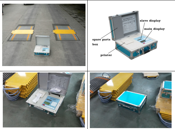 High Precision Wireless Weigh In Motion Scales , Portable Vehicle Weigh ...